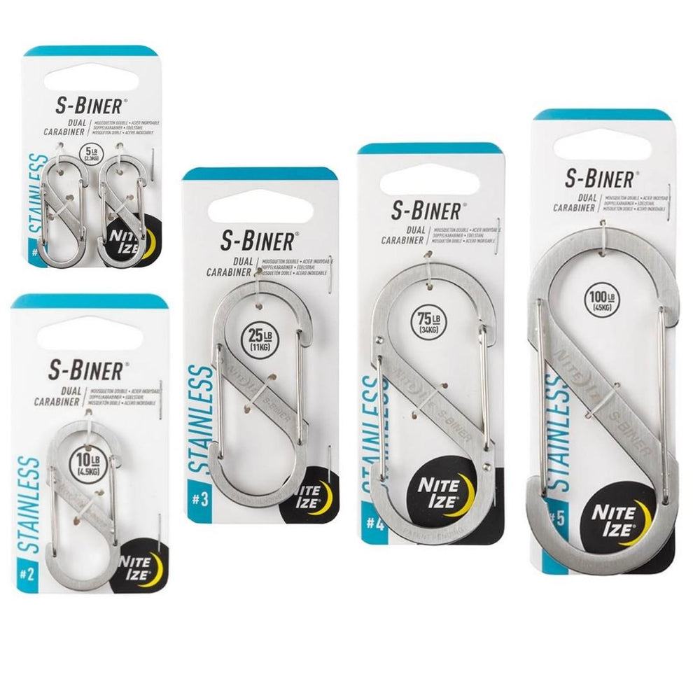 Nite Ize S-Biner Dual Carabiner in Silver – Macro Electronic Pte. Ltd.